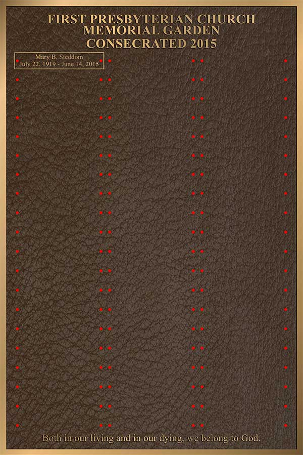 Church Plaque | Religious Plaques | Bronze Church Plaques