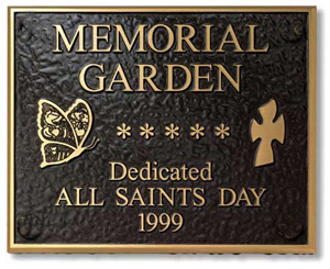 Church Plaque | Religious Plaques | Bronze Church Plaques